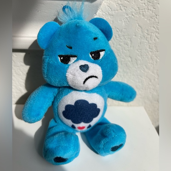 Care Bears | Toys | Vtg Carebears Grumpy Small Blue Rain Cloud Plush ...